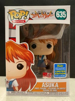 Funko Pop Vinyl Neon Genesis Evangelion Asuka SDCC Exclusive | #3273411