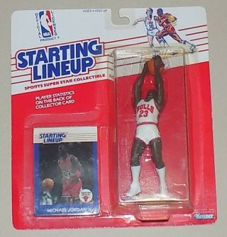 1988 KENNER STARTING LINEUP SLU MICHAEL JORDAN ROOKIE ACTION FIGURE ...
