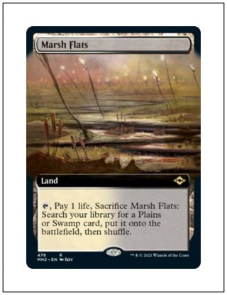 1x Marsh Flats Extended Art Modern Horizons 2 NM | #59526310