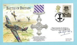 RAF Flown BATTLE OF BRITAIN Cover Signed By Flight Lieutenant Trevor ...