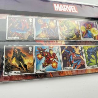 Royal Mail Stamps Presentation Pack 568 Marvel 2019 Includes Mini Sheet ...