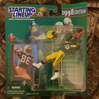 1998 NFL Starting Lineup Antonio Freeman Green Bay Packers Action ...