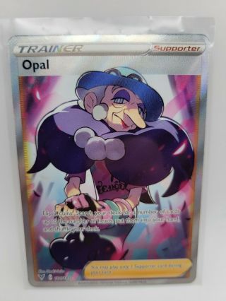 Opal 184/185 Pokemon TCG Vivid Voltage Full Art Ultra Rare Trainer Near ...