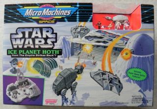 1994 Galoob Micro Machines Star Wars Ice Planet Hoth Playset | #39933027