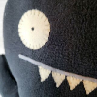 2002 Ugly Doll Ice Bat Plush Stuffed Animal Black Two Eyes Wings 13 ...