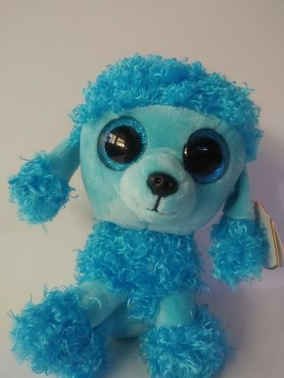Ty Beanie Boos MANDY The Blue Poodle Dog 6 Inch | #69084591